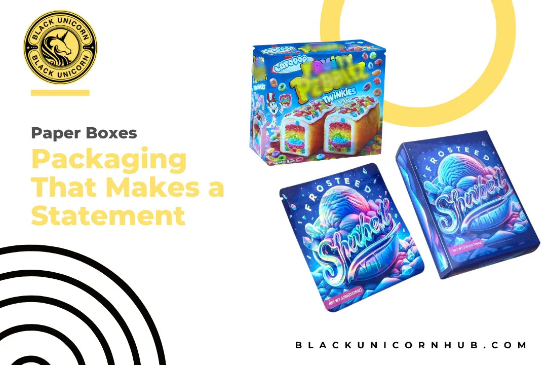 Paper Boxes: Packaging That Makes a Statement – Black Unicorn Hub
