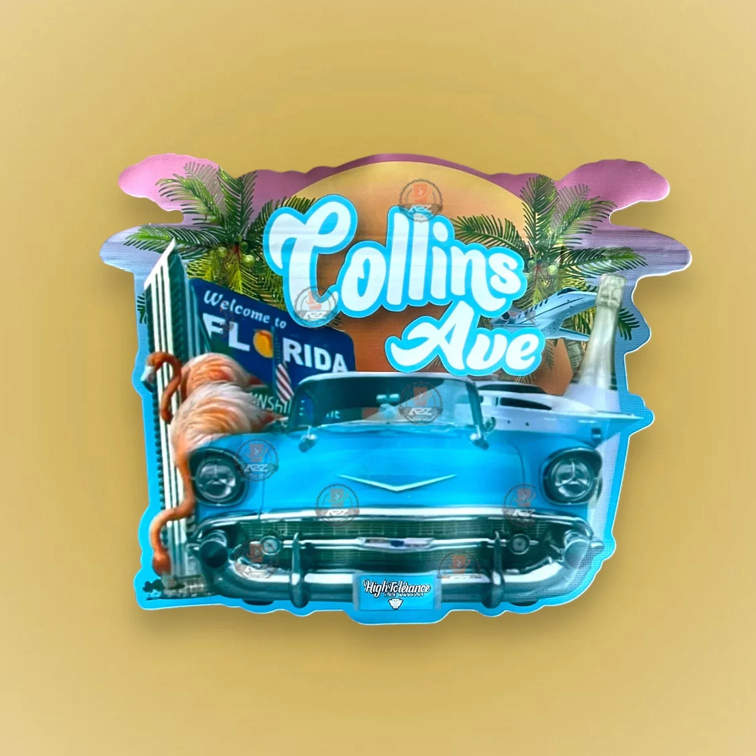 Collins Ave 3.5G Mylar Bags-High Tolerance Packaging Only – Black ...