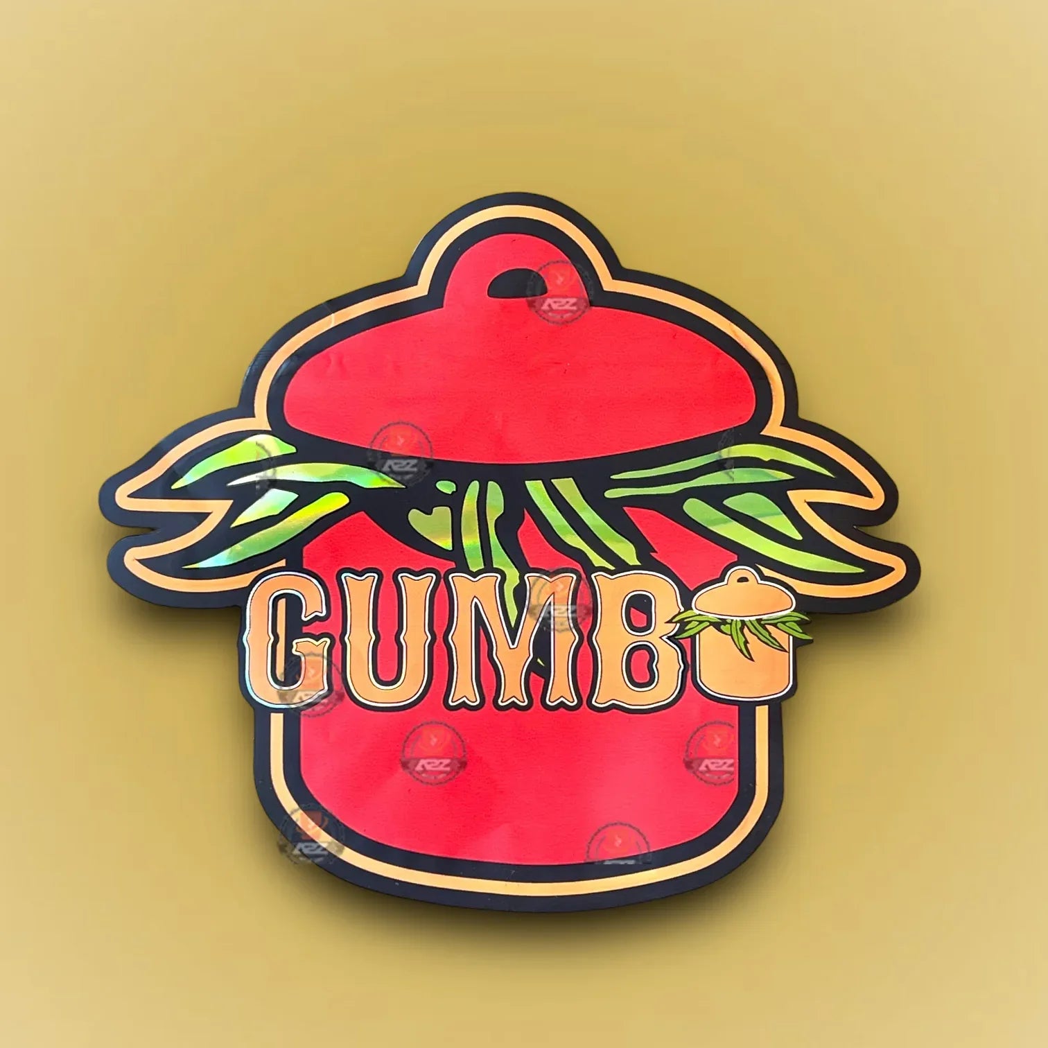 Gumbo 3.5g Mylar Bag Fly Trap Red – Black Unicorn Hub