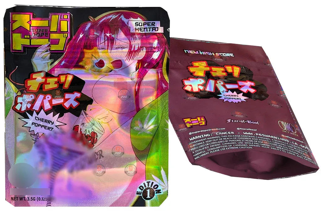 Super Dope - Cherry Popperz 3.5g Mylar Bag – Black Unicorn Hub