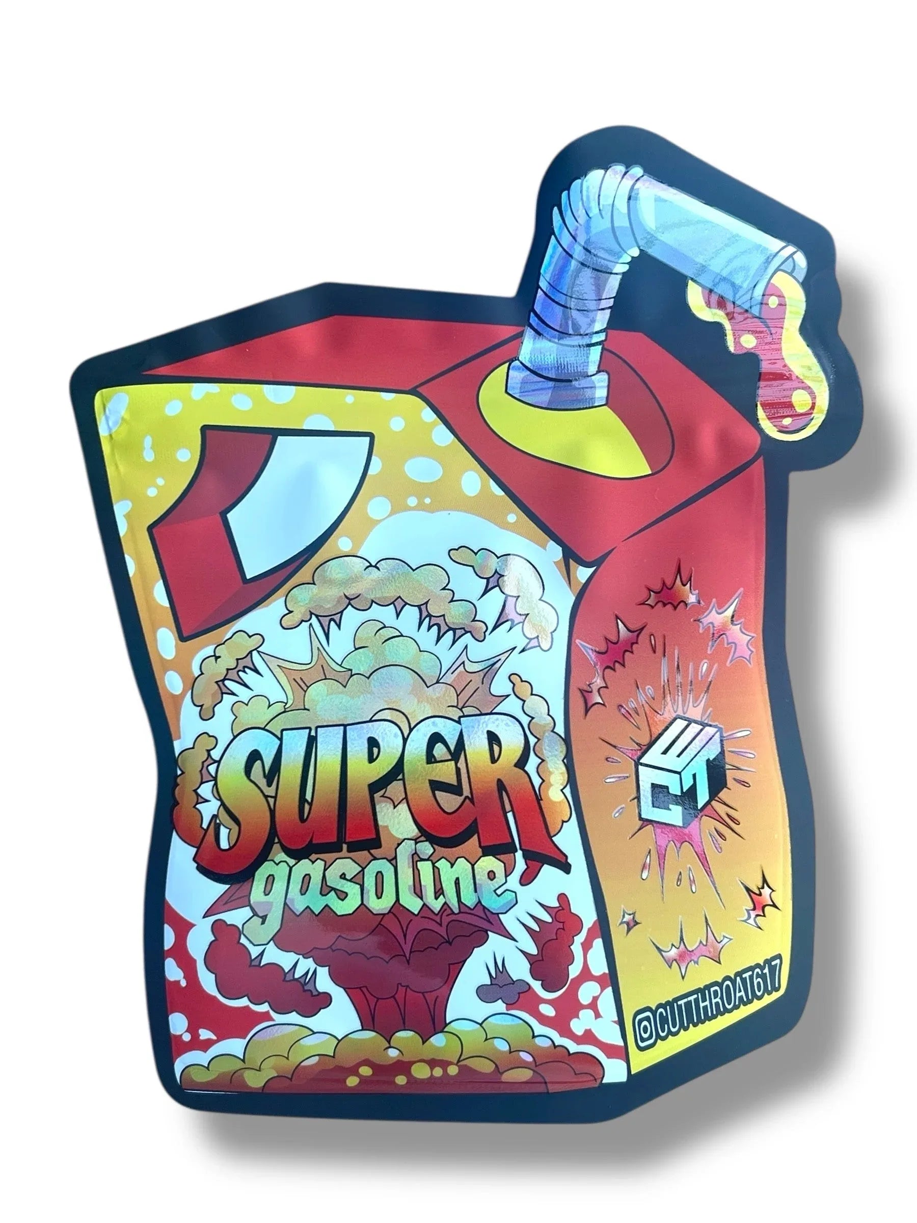 Super Gasoline 3.5g Mylar Bag- Packaging Only Juice box – Black Unicorn Hub