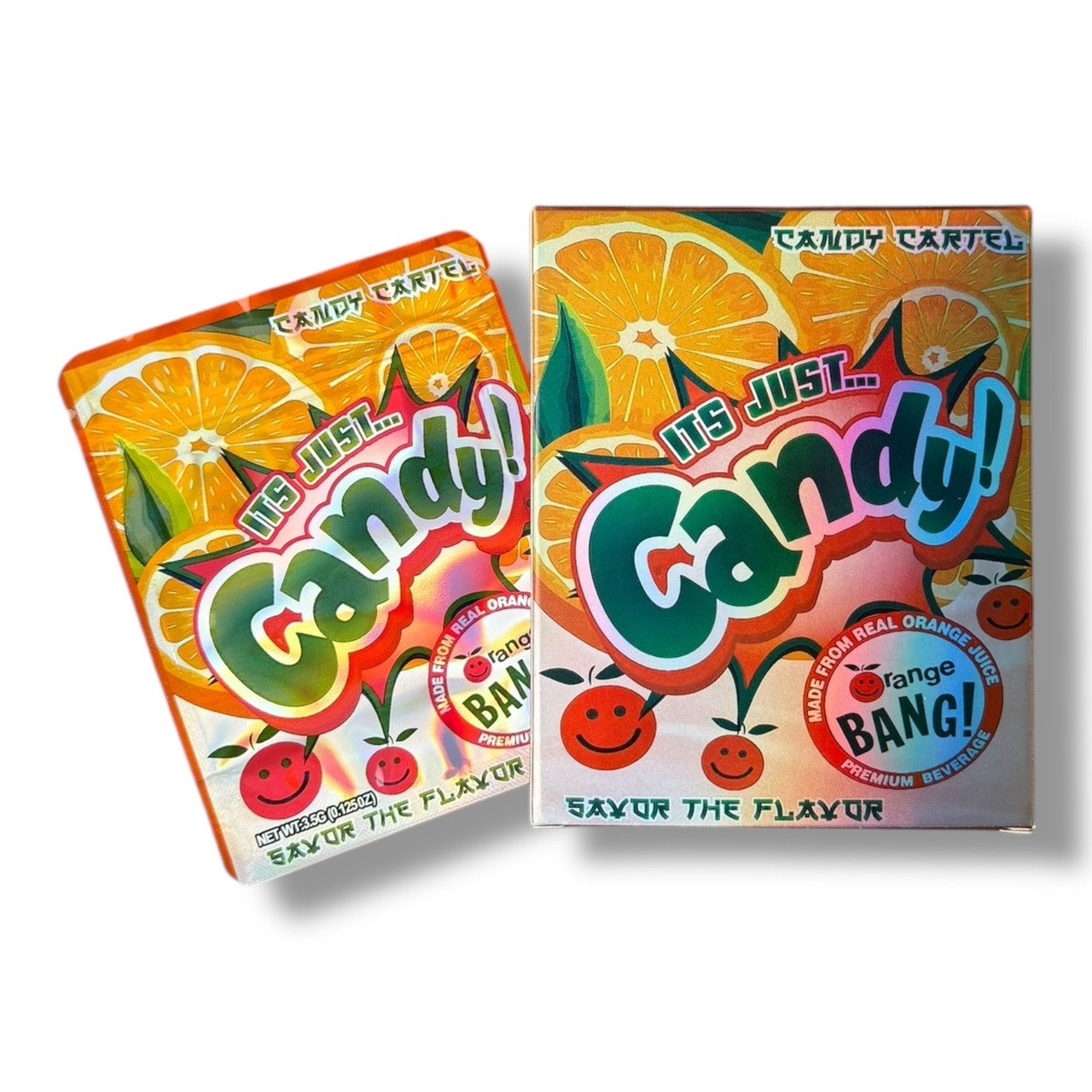 Candy Range Bang Mylar Bags with Boxes 3.5g Box Packaging Candy Cartel ...
